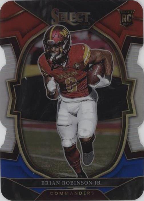 2022 Panini Select - Concourse Brian Robinson Jr. #78 Red & Blue Prizm ...
