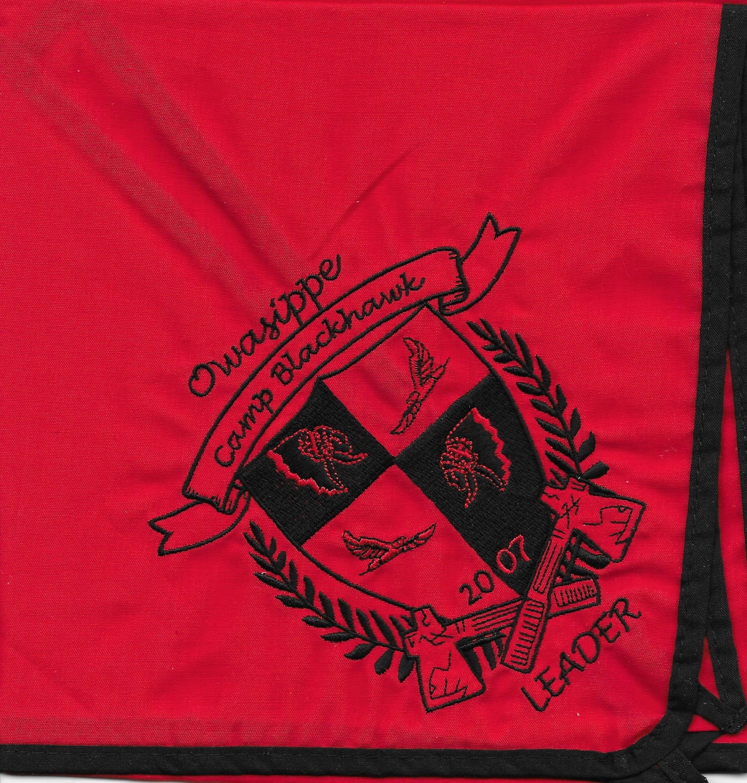 2007 Camp Blackhawk Leader Owasippe Chicago Area Council Neckerchief ...