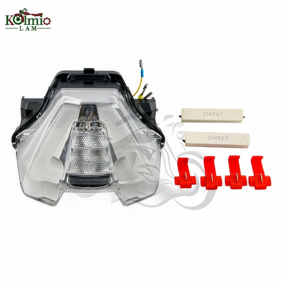 Fit Yamaha MT07 Motorcycle LED Brake Tail Light Rear Turn Signal ...