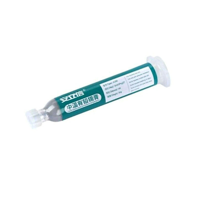 1PC 30g BGA Tin Solder Paste Leaded Sn63/Pb37 Syringe Liquid Melting ...