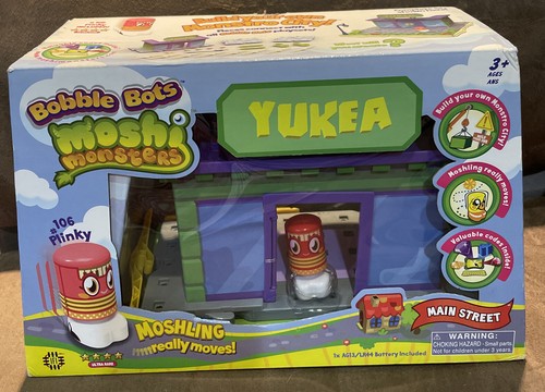 MOSHI MONSTERS BOBBLE BOTS YUKEA MAIN STREET MOSHLING REALLY MOVES ...