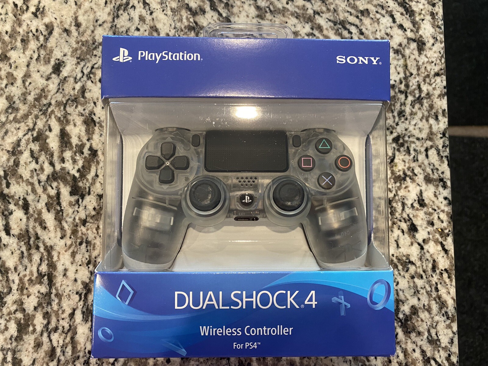 Sony Dualshock 4 V2 Translucent Crystal Controller - Ps4 for sale ...