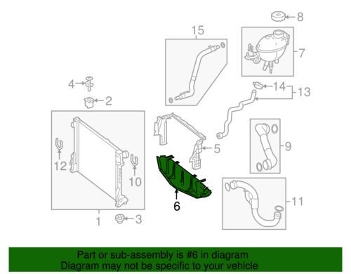 Genuine Mercedes-Benz Lower Baffle 2125051730 OEM for sale online | eBay