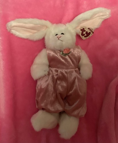 Sara the Bunny Rabbit TY Attic Treasures Collection 1993 Jointed 11.5 ...