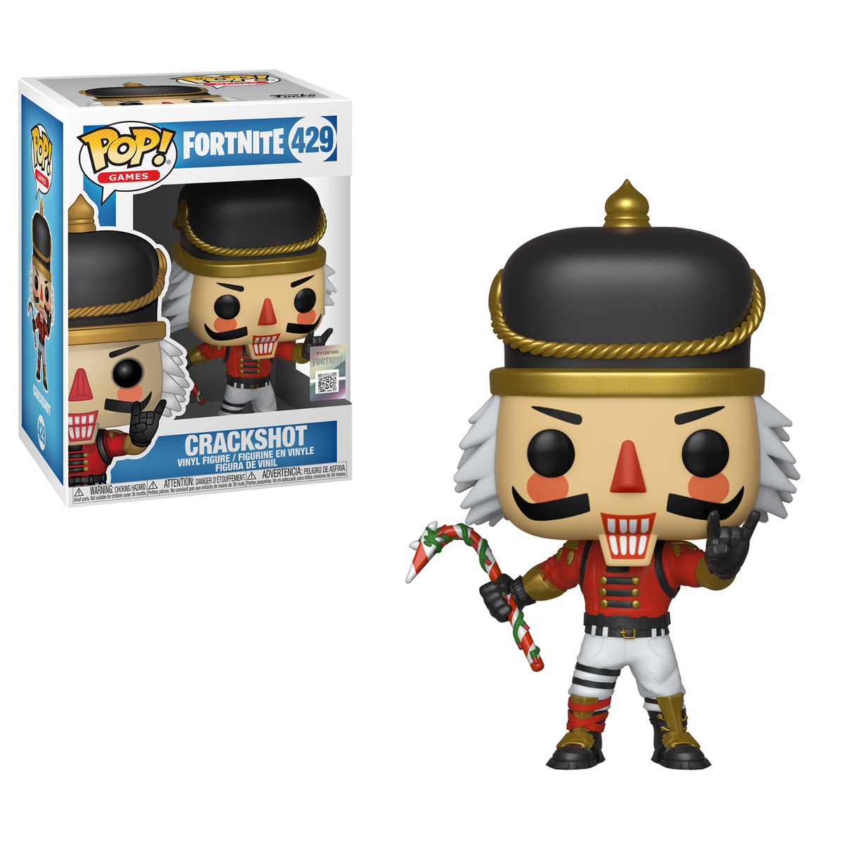Fortnite Nutcracker CRACKSHOT FORTNITE LEGENDARY Jazwares 6.5" Inch