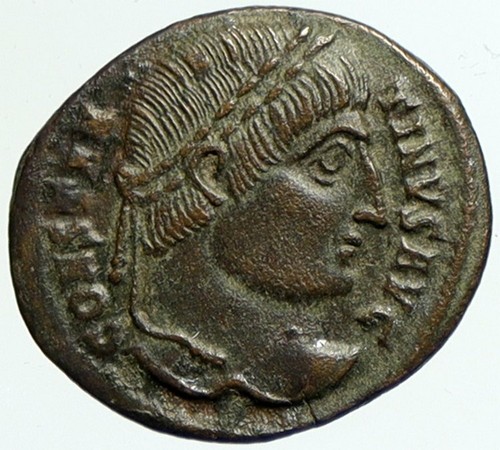 CONSTANTINE I the GREAT Authentic Ancient 321AD Roman Coin WREATH VOT ...