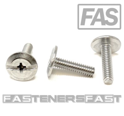 (10) 1/4-20x1 Stainless Steel Sidewalk Bolts Hurricane Shutter Bolts ...