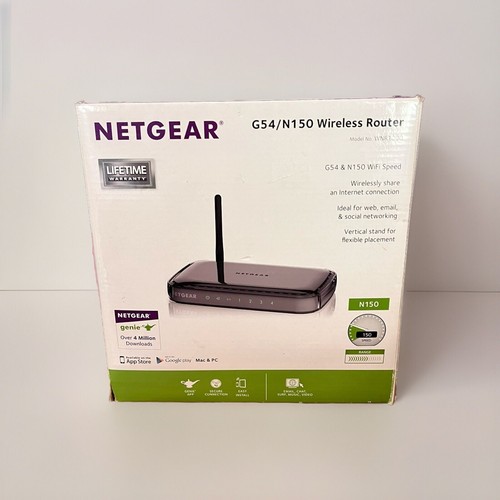 NETGEAR Wireless Router WNR1000 G54/N150 4-Port 10/100 WiFi *FAST ...