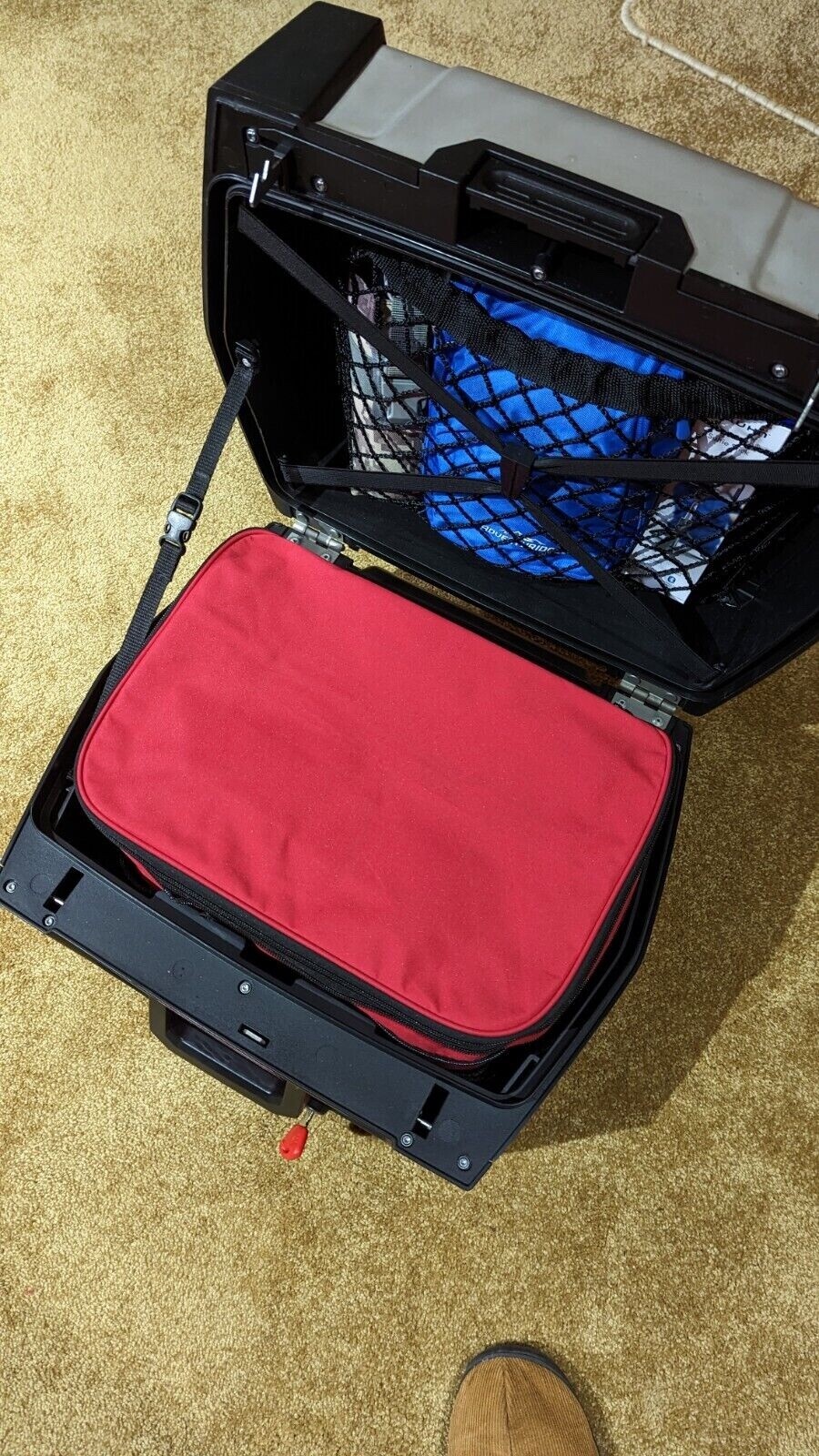 Top Box Inner Liner Luggage Bag for Triumph Tiger 800/800XC (Red ...