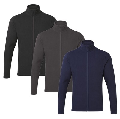Premier Mens Unisex Recycled Polyester Full Zip Fleece Jacket S-4XL | eBay