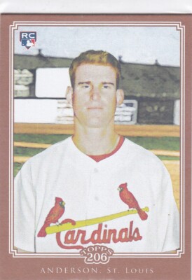 2010 Topps T206 Bryan Anderson Bronze Rookie RC St Louis Cardinals #44 ...
