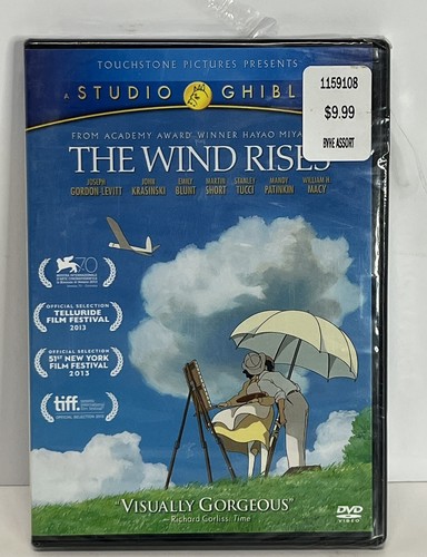 The Wind Rises DVD 2014 Hayao Miyazaki Studio Ghibli Cult Anime Film ...