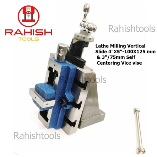 Lathe Milling Vertical Slide 4"X5"-100X125 mm & 3"/75mm Self Centering ...