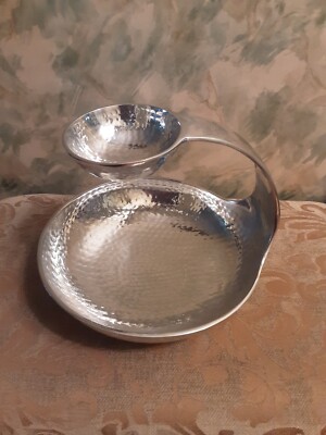 Towle Hammersmith New Gooseneck Chip and Dip Server 11-Inch Bowl | eBay