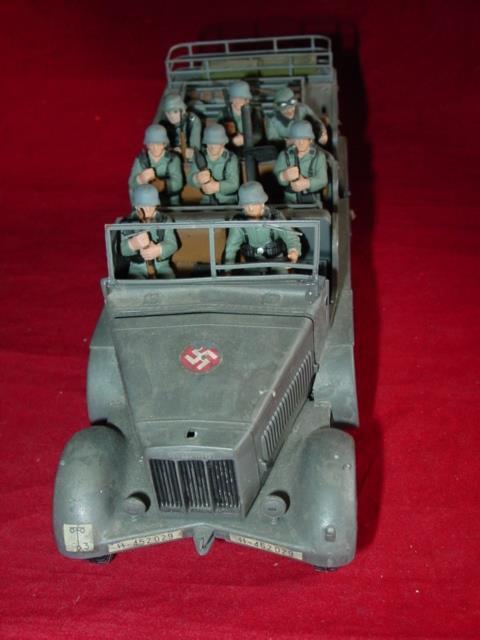 1/35th Tamiya GERMAN 8 TON Sdkfz.7 Half-track Model Kit MT126 (built ...