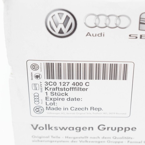NEW AUDI A3 8P FUEL FILTER WITH FLANGE 3C0127400C ORIGINAL 3C0-127-400 ...