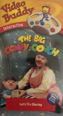 Video Buddy Interactive The Big Comfy Couch Let’s Try Sharing VHS 1999 ...