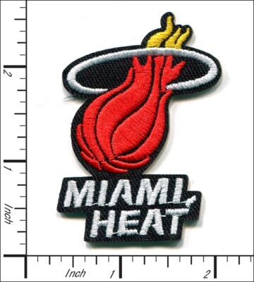 40 Pcs Embroidered Iron on patches Miami Heat 43x63mm AP059mH | eBay