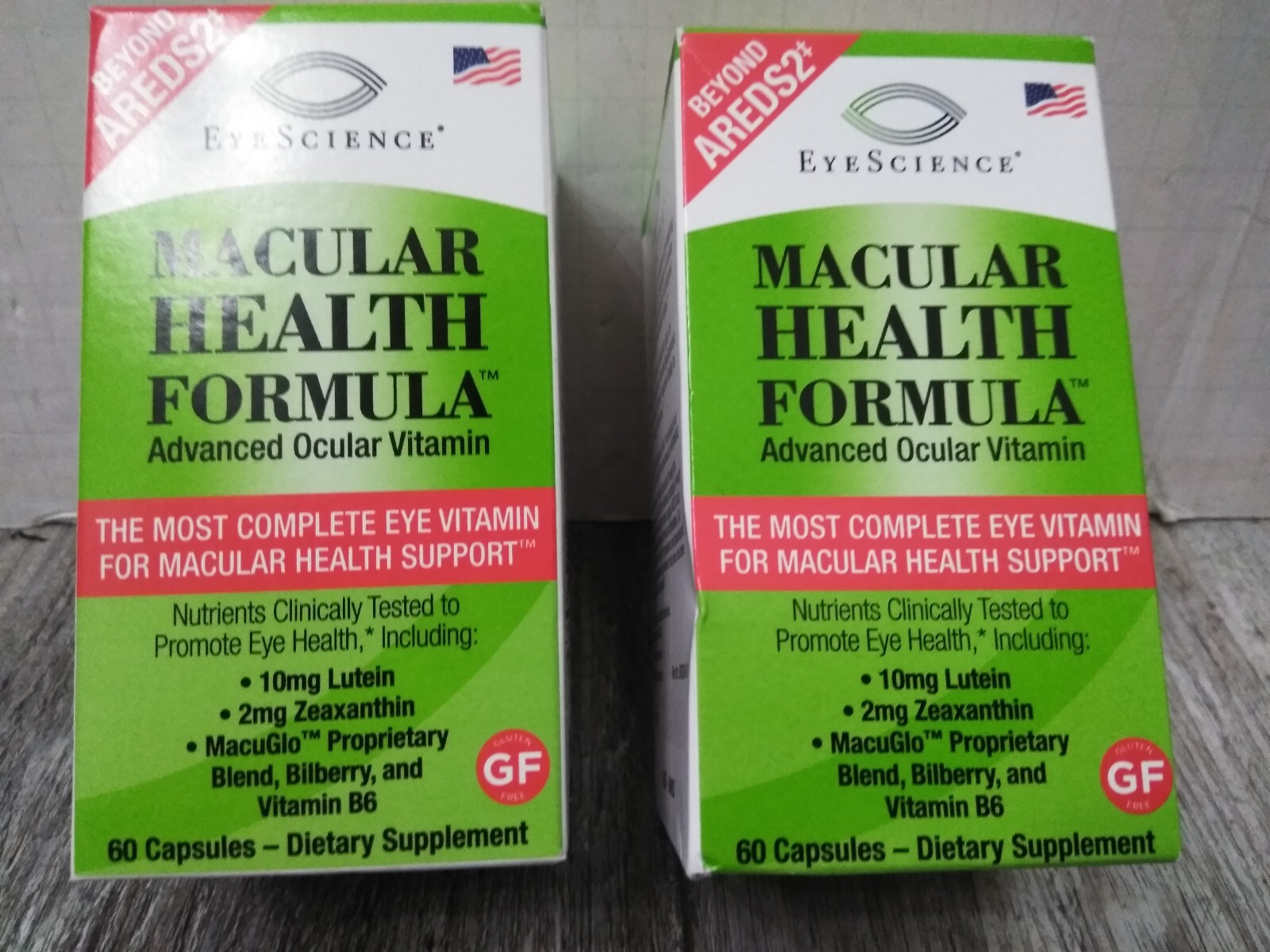 EyeScience Macular Health Formula 60x2= 120 CT Ocular Vitamin (2PK ...