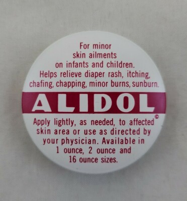 Rare Vintage Medicine Tin - ALIDOL Ointment Bredenbeck Products ...