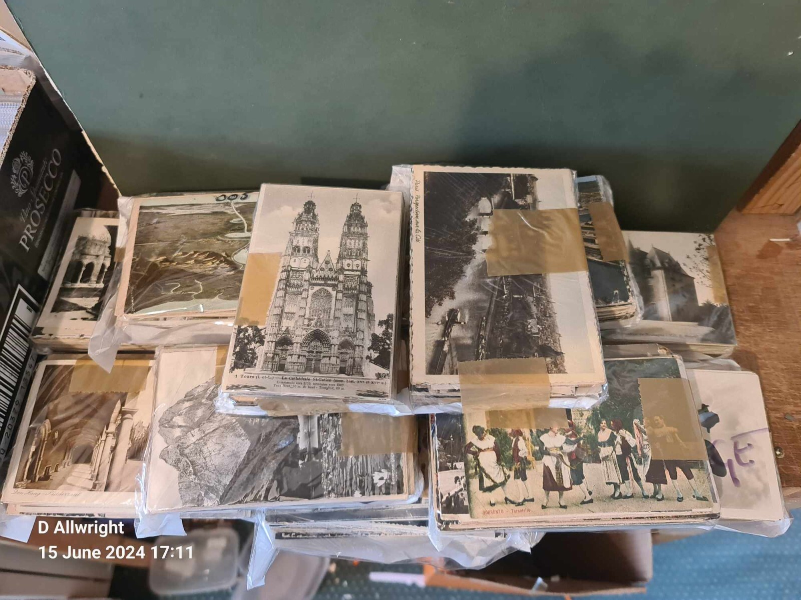 Dealers job lots of 100 vintage postcards PRE 1960 world mixed ...