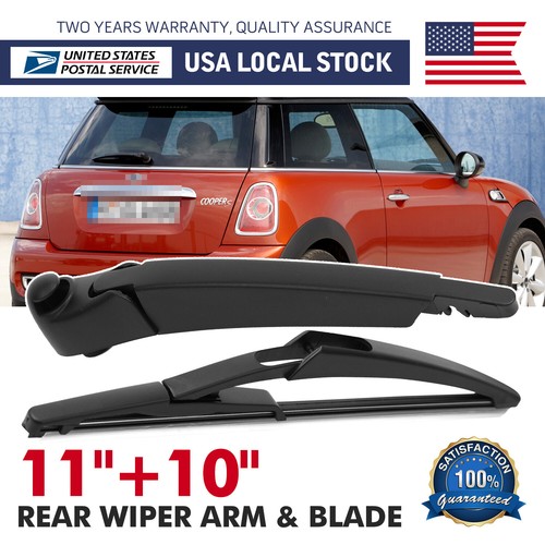 11"+10" Rear Wiper Arm & Blade Replacement For 2007-2015 Mini Cooper S ...