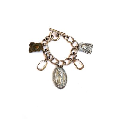 Erin Knight Designs Silver Vintage Charm Bracelet | eBay