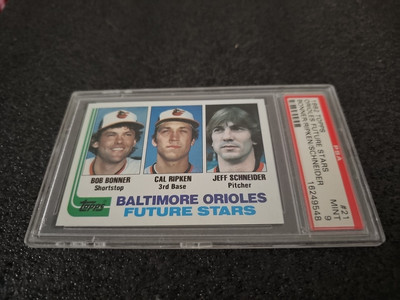 CAL RIPKEN JR. PSA 9 MINT 1982 Topps Baseball Future Stars HOF Rookie ...