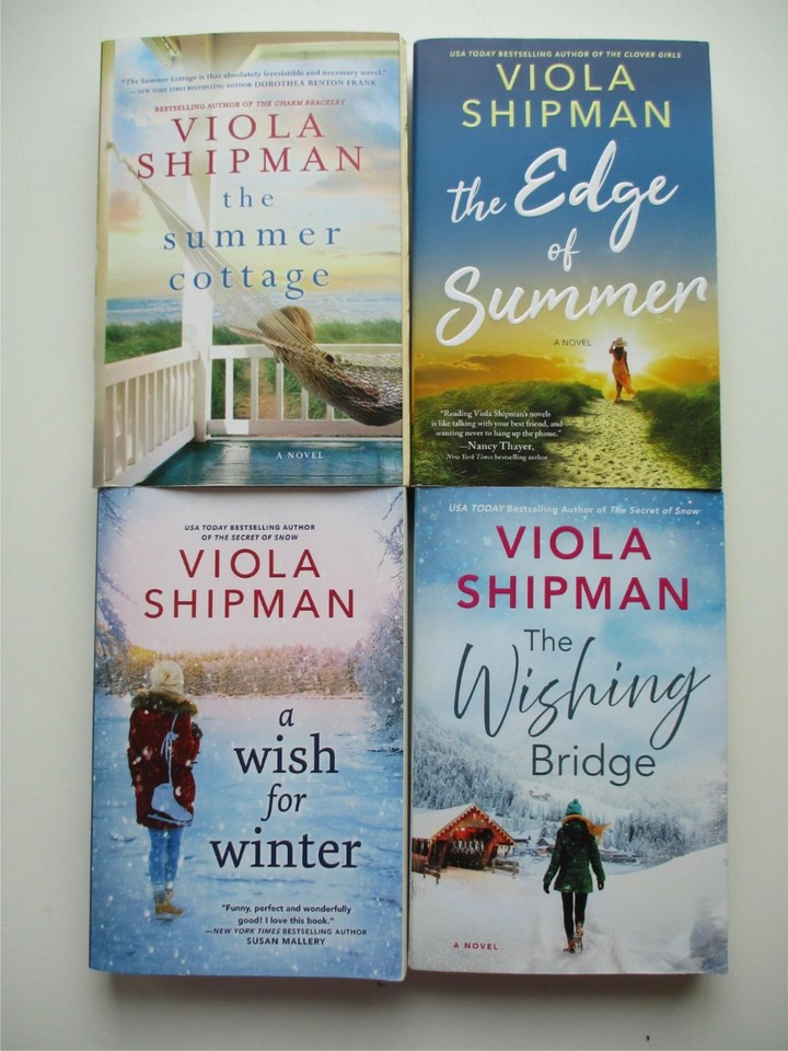 VIOLA SHIPMAN 4 Trade PB Book Lot WISHING BRIDGE WINTER EDGE OF SUMMER ...