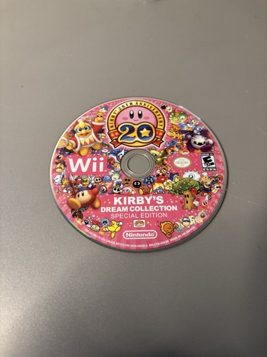 Kirby's Dream Collection Special Edition Nintendo Wii 2012 Disc Only | eBay