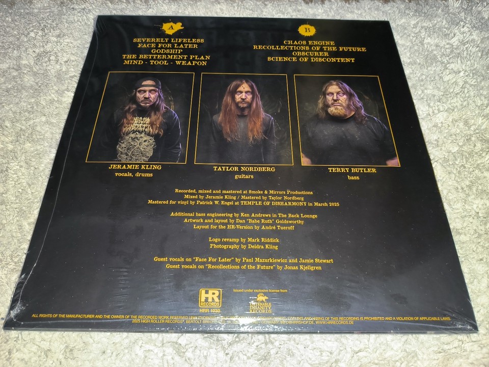 Inhuman Condition 2025 - Mind Trap (Ltd. Piss Yellow Vinyl LP) Massacre ...