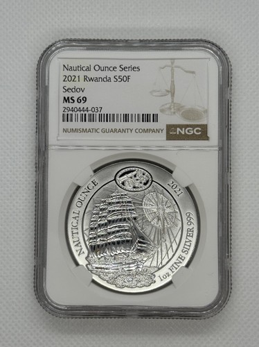 2021 Rwanda Sedov Silver 1oz NGC MS69. Free Shipping! | eBay