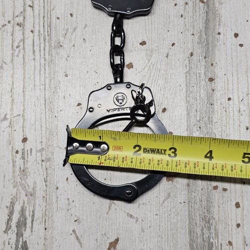 VIPERTEK Handcuffs Professional Double Lock Metal Steel Police Security ...