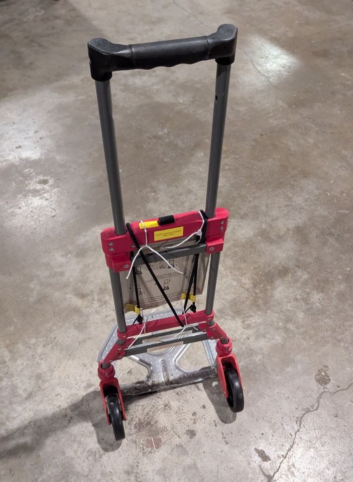 1 - NEW Milwaukee Hand Truck Folding Dolly 150 lb Cart Fold-Up Portable ...