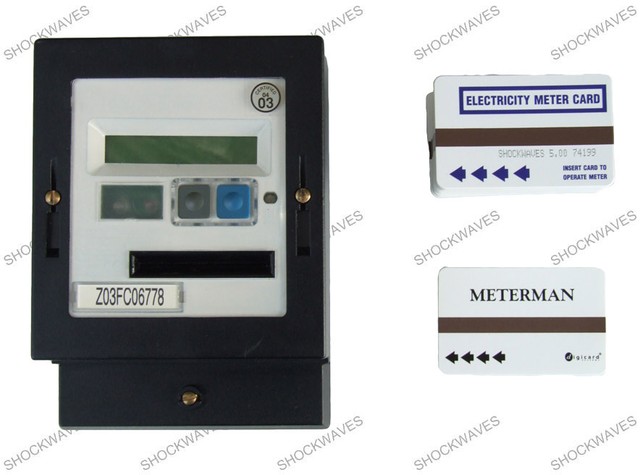 2x AMPY Cardmeter Prepayment Electric Slot Meter Electricity 100a Inc ...