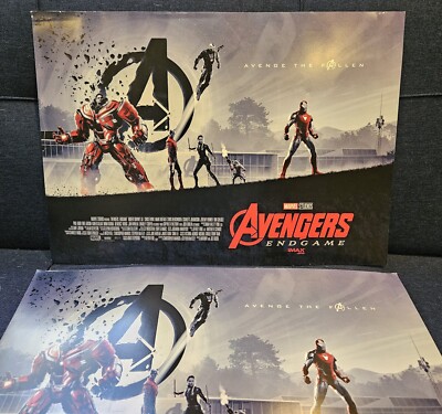 PROMO AVENGERS ENDGAME OFFICIAL IMAX AMC MOVIE THEATER POSTER Set Of 2 ...