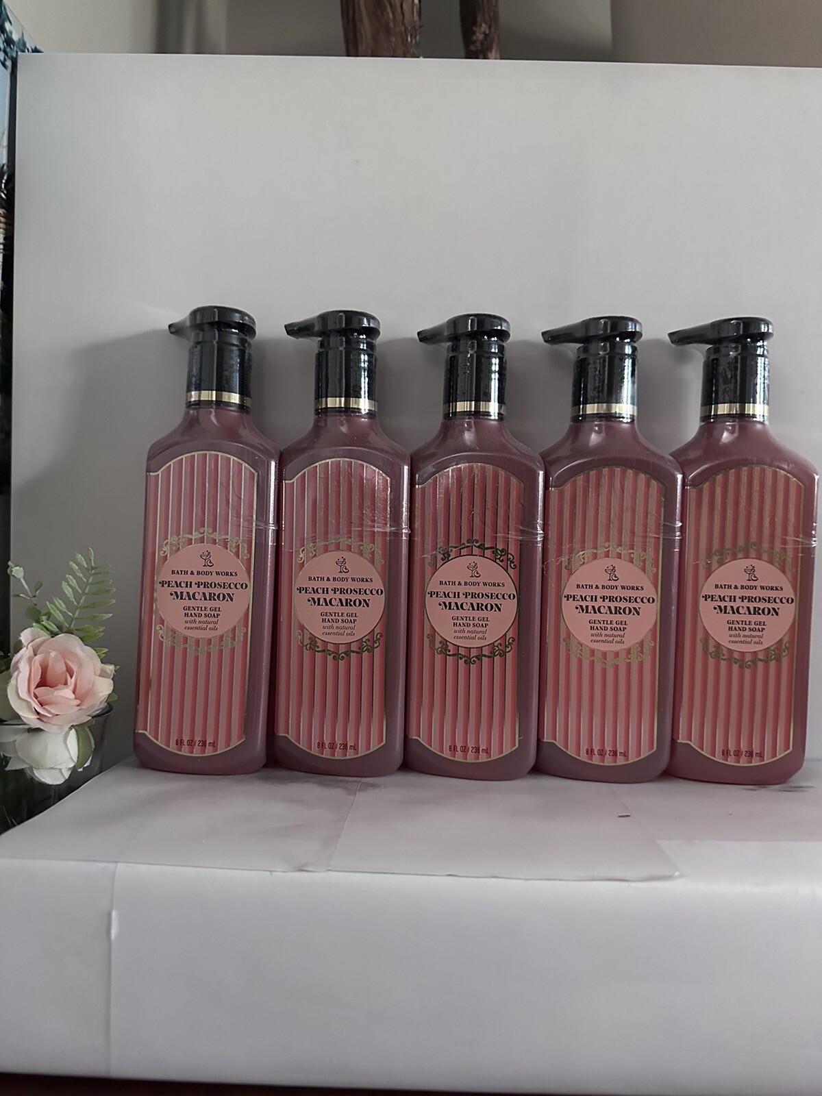5 New PEACH PROSECCO MACARON GENTLE GEL HAND SOAP BATH & BODY WORKS | eBay