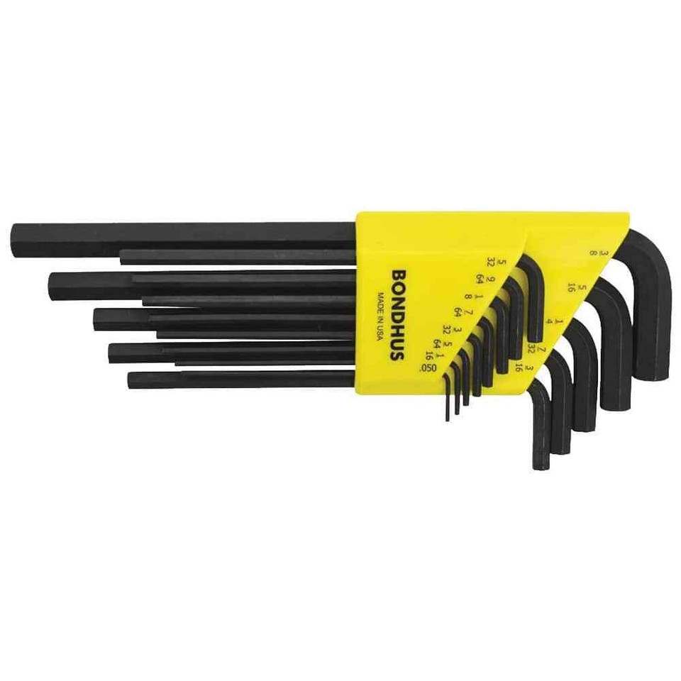 Bondhus 12299 9 Piece L-Key Hex Key Set Hex Range 1.5 to 10mm | eBay