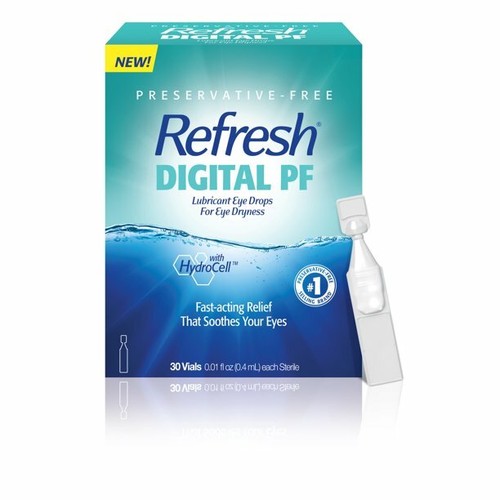 Refresh Digital Pf Lubricant Eye Drops, 30 Ct Dry Eyes Vision & Eye ...