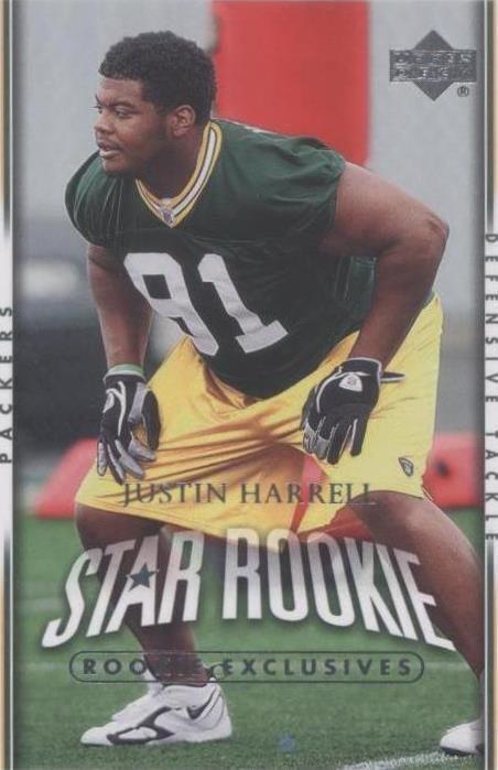 2007 Upper Deck - Star Rookie Justin Harrell #228 Rookie Exclusives (RC ...