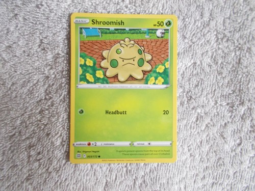 Pokemon: Sword & Shield - Brilliant Stars 2022 "SHROOMISH" #003/172 ...