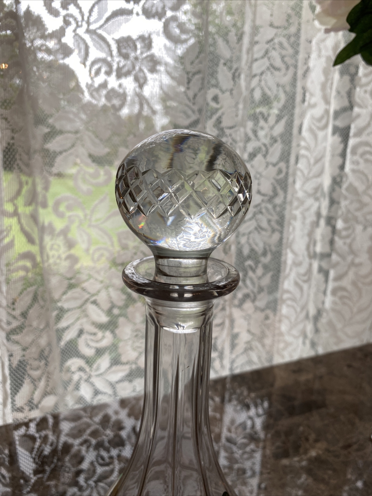 Vintage CLARENBRIDGE IRISH CRYSTAL 24% Lead Crystal - Wine Decanter ...