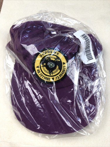 New Supreme Purple Compass 6-Panel Hat | eBay