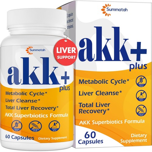 Akk+ Superbiotics Liver Detox - Akkermansia Probiotic 20 Billion Afu ...