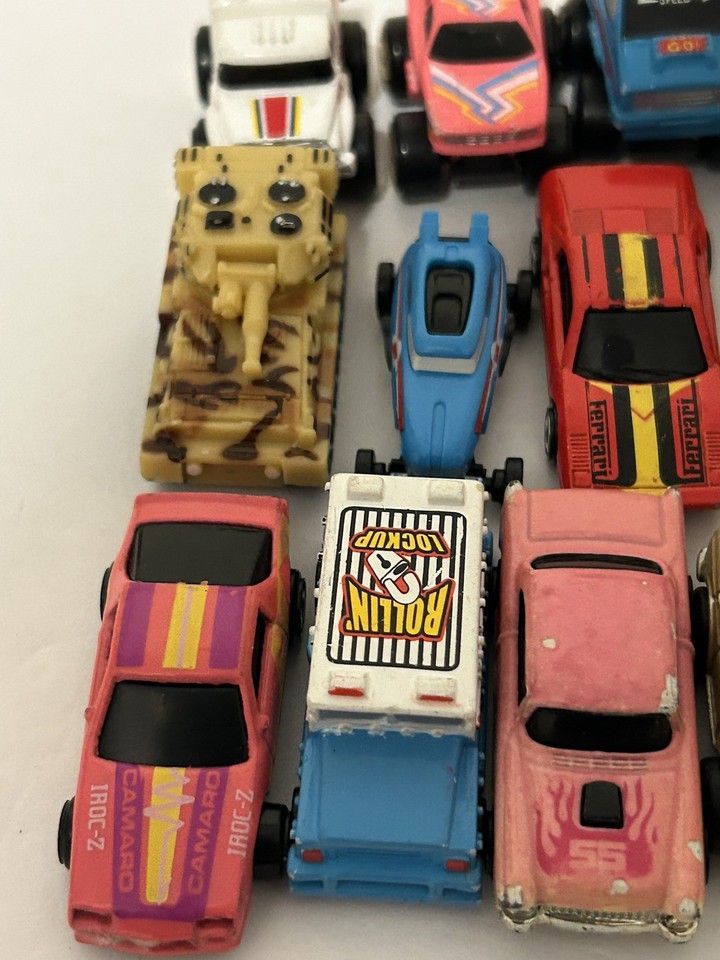 Hot Wheels Road Champs & Galoob Micro Diecast Cars 4x4 Truck Tank ...