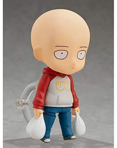 Nendoroid 1081 one punch man Saitama: OPPAI Hoodie Ver. Action Figure ...