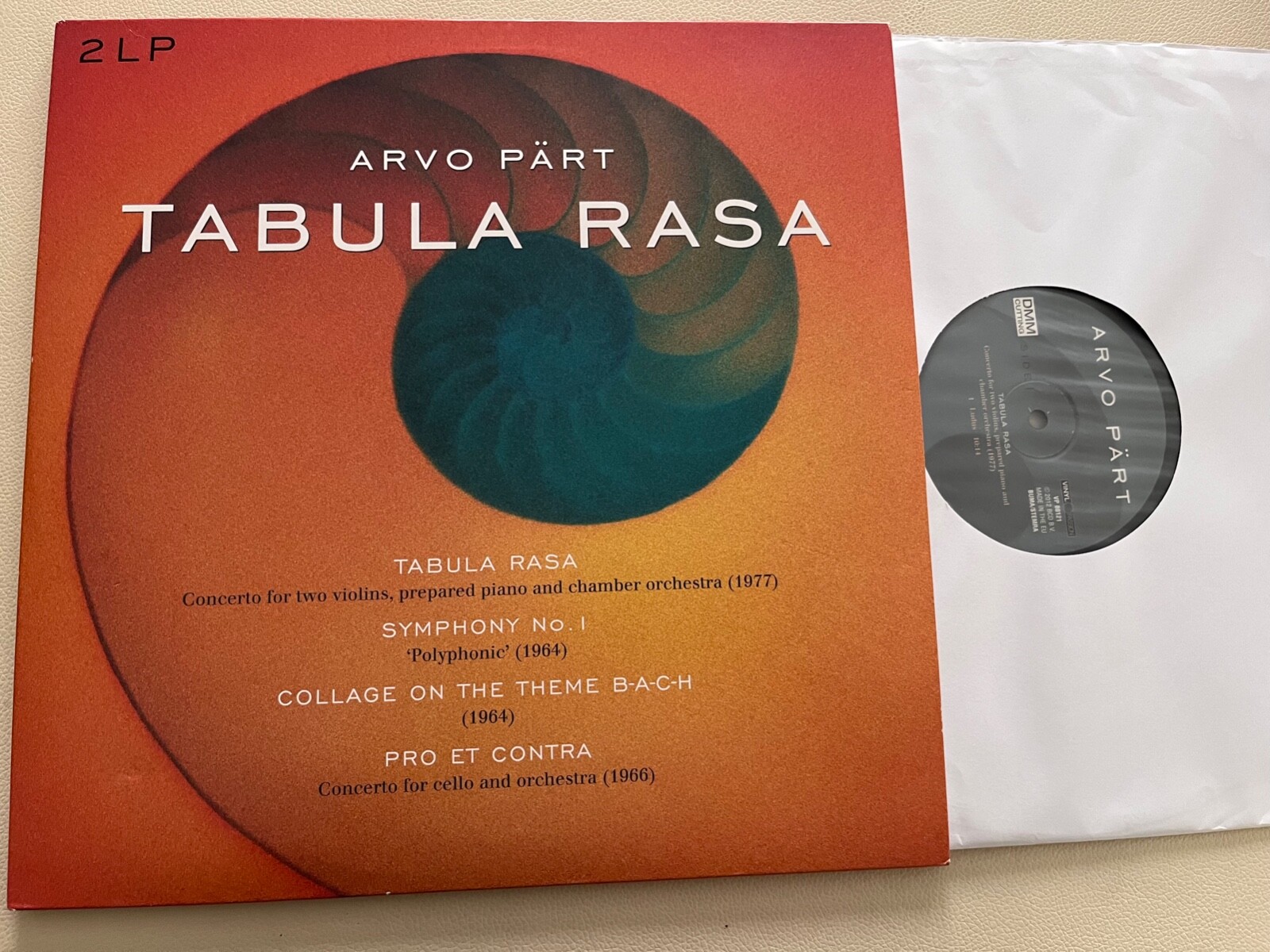 VP 80121 Arvo Part Tabula Rasa 2 LP set 180g | eBay