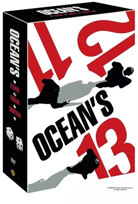 FACTORY SLD Oceans 11 12 13 Trilogy DVD George Clooney/Brad Pitt 3 ...