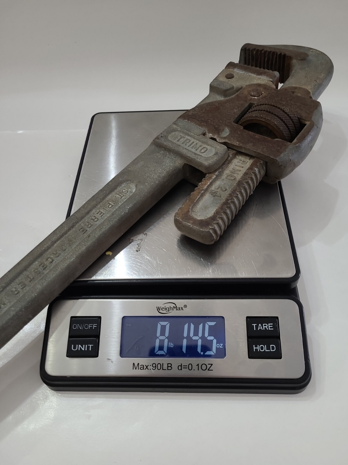 Trimo Heavy Duty Pipe Monkey Wrench 24" Tool St Pierre Worcester USA ...