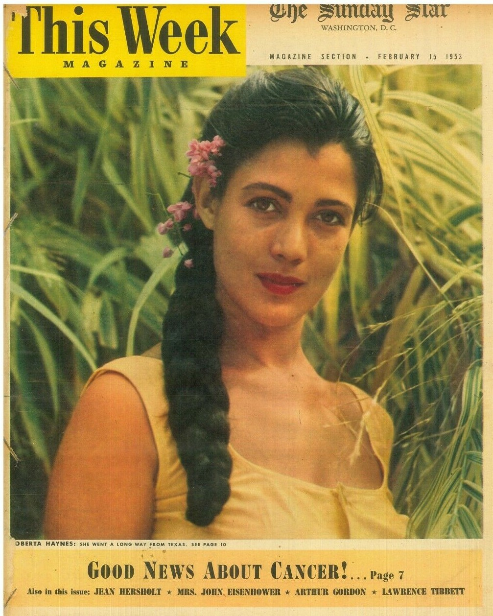 This Week Magazine February 15 1953 Edmund Ware Roberta Haynes Ernie ...